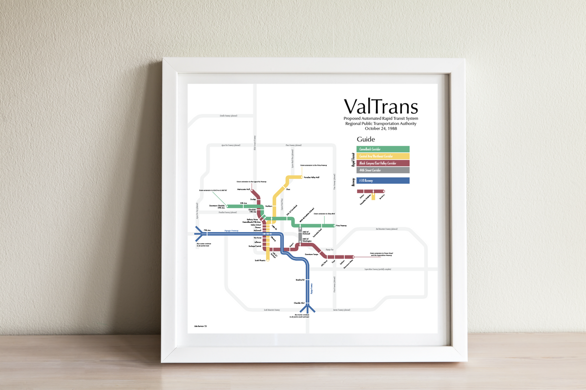 Phoenix rapid transit plan, 1989 – 53 Studio