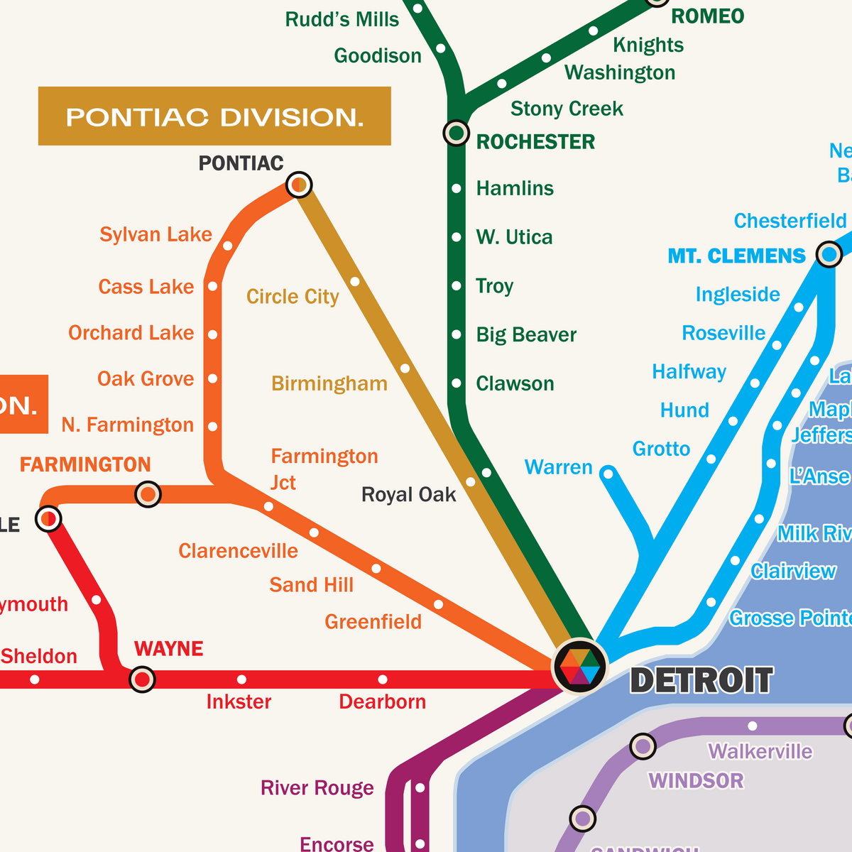 Detroit electric interurban railways, 1913 – 53 Studio