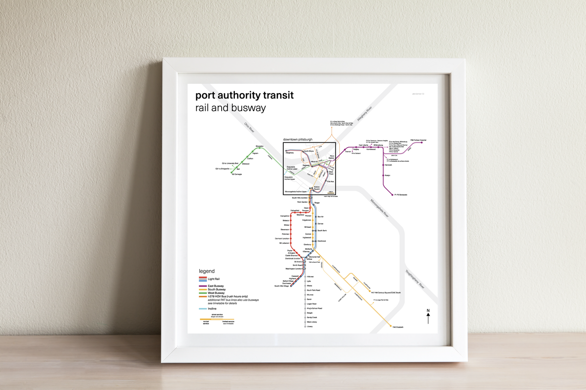 Pittsburgh light rail and busway system, 2022 – 53 Studio